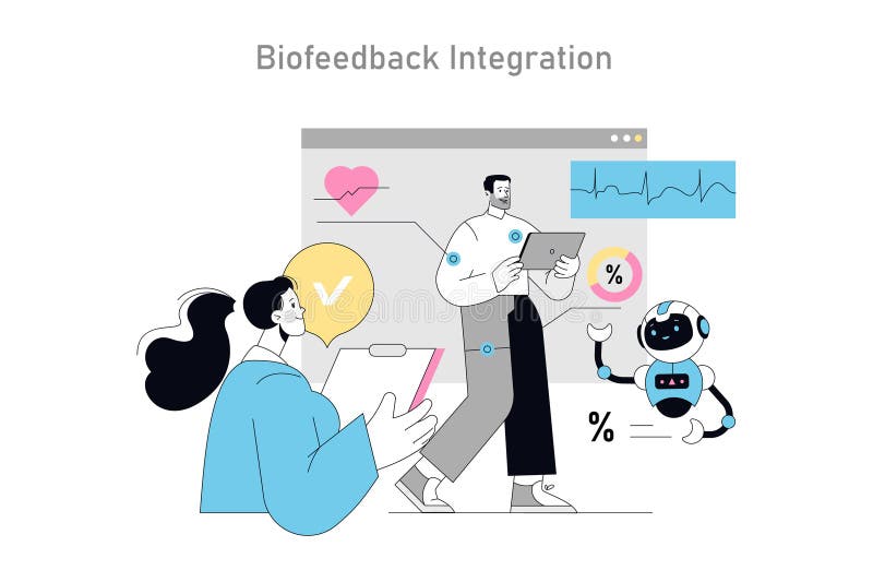 Biofeedback Session Stock Illustrations – 13 Biofeedback Session Stock ...