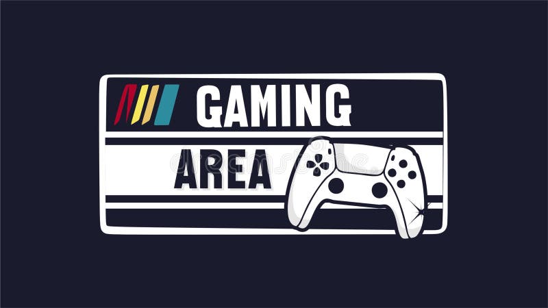 Gaming Area with Silhouette of Gaming Console Stock Video - Video of ...