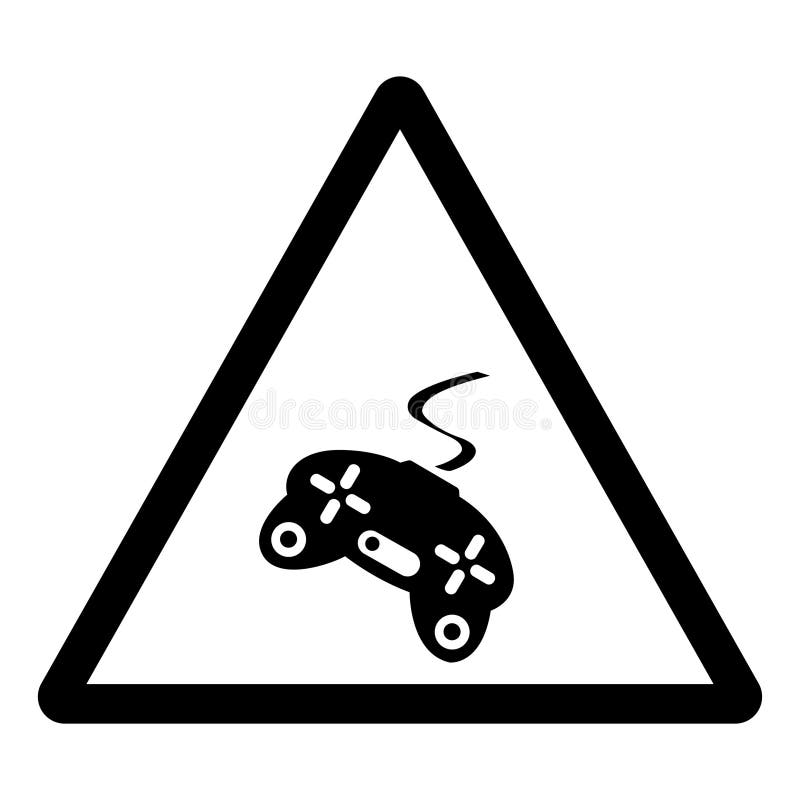 Gaming Area Symbol Sign ,Vector Illustration, Isolate on White ...