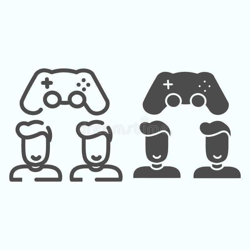 Gaming Line Icon Set, Video Games Symbols Collection, Vector Sketches ...