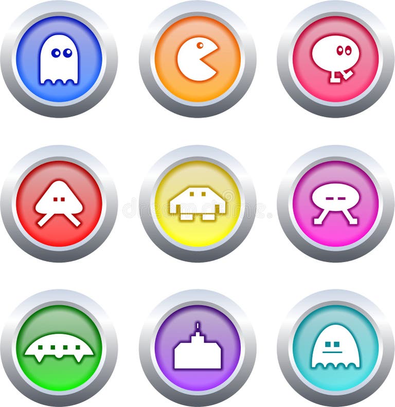 Gaming Buttons Stock Illustrations – 11,105 Gaming Buttons Stock ...
