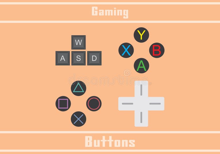 Playstation Buttons Stock Illustrations – 831 Playstation Buttons Stock ...