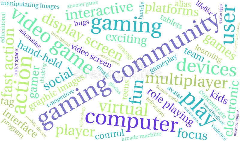 COMMUNITY GAMING Logo Design Template Idea and Inspiration. Stock ...