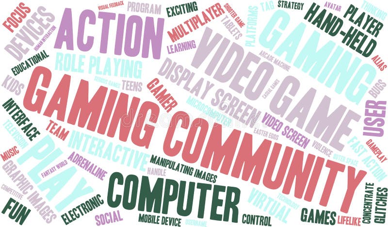 COMMUNITY GAMING Logo Design Template Idea and Inspiration. Stock ...