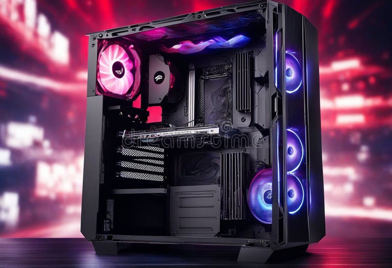 Gaming Computer Case, Gaming Background, Computer Advertising Banner ...