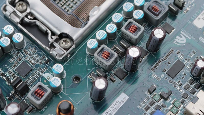 Gaming PC Motherboard CMOS DBV Lithium Battery Editorial Photo - Image ...