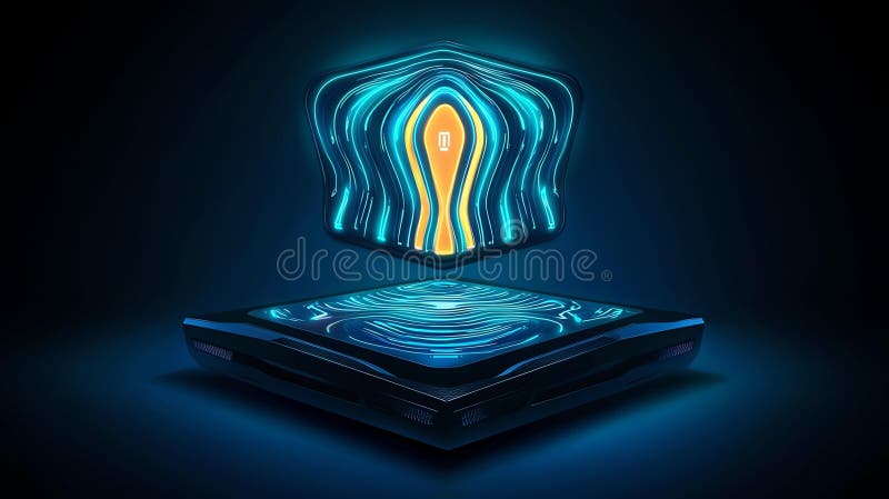 Gaming Console Design, RGB Lighting, Technology, Futuristic Abstract ...