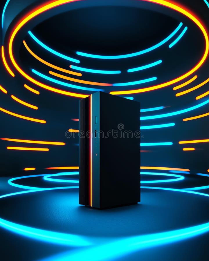 Gaming Console Design, RGB Lighting, Technology, Futuristic Computer ...