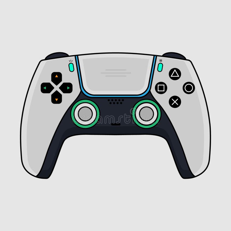 Gaming Console Vector, Video Game Controller Graphic Stock Vector ...