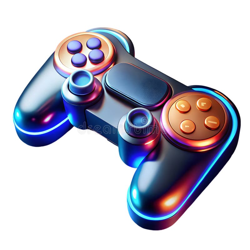 Gaming Controller 3D Design Stock Illustration - Illustration of gaming ...