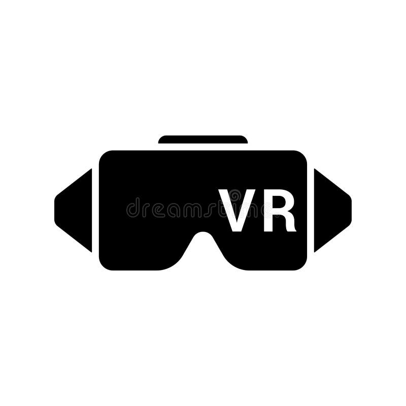 Gaming, Goggle, Reality, Virtual Icon. Black Vector Graphics Stock ...