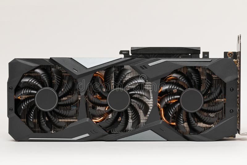 Gaming graphics card stock photo. Image of cooler, bitcoin - 169138332