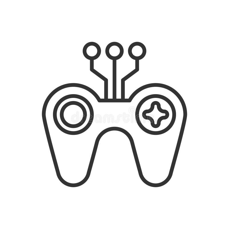 Gaming Icon stock vector. Illustration of control, device - 389055403