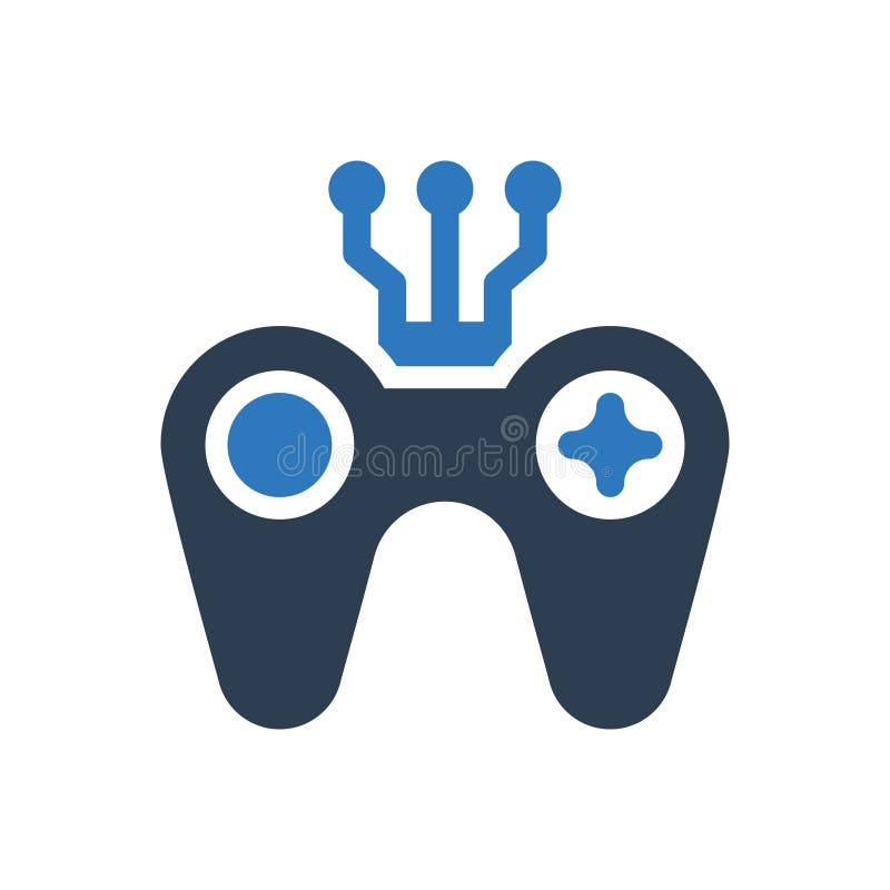 Gaming icon stock illustration. Illustration of controller - 391919200