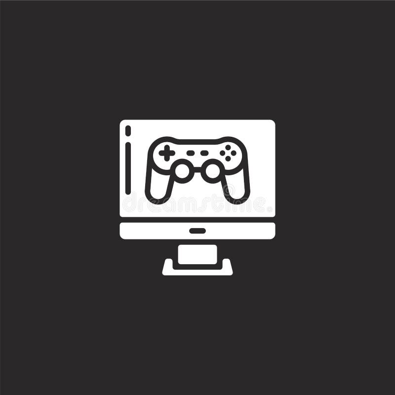 Gaming Icon. Filled Gaming Icon for Website Design and Mobile, App ...