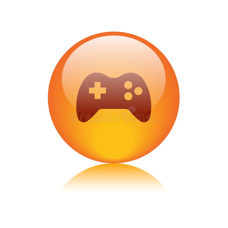 Gaming icon web button stock illustration. Illustration of board ...