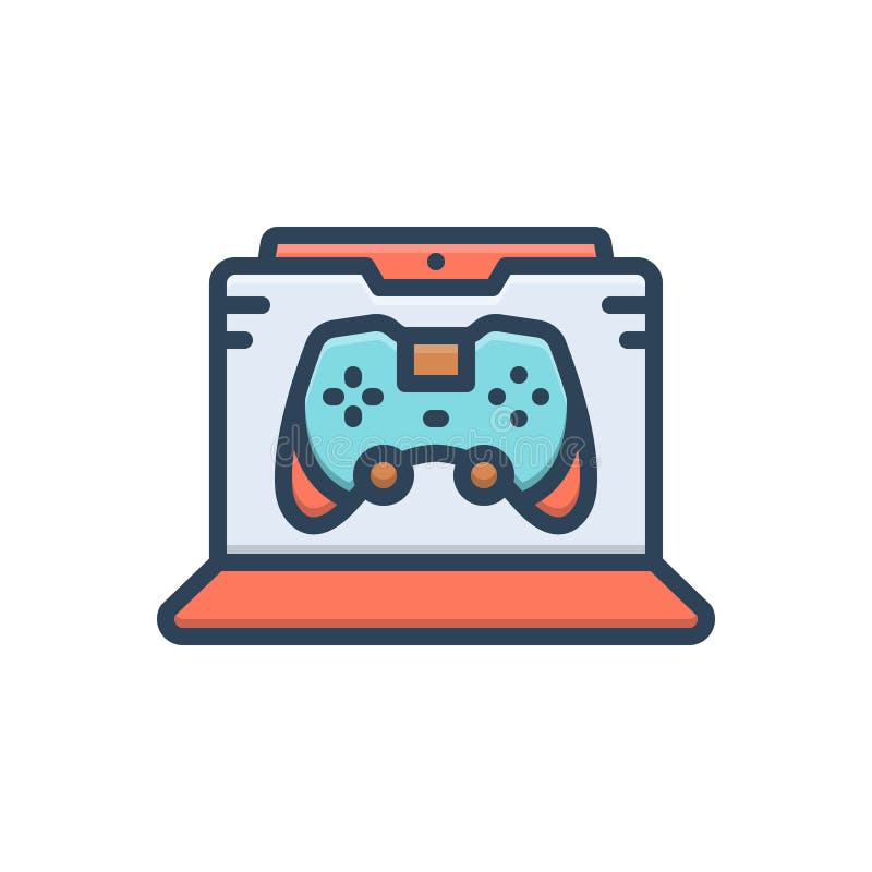 Color Illustration Icon for Gaming, Wireless and Game Stock Vector ...