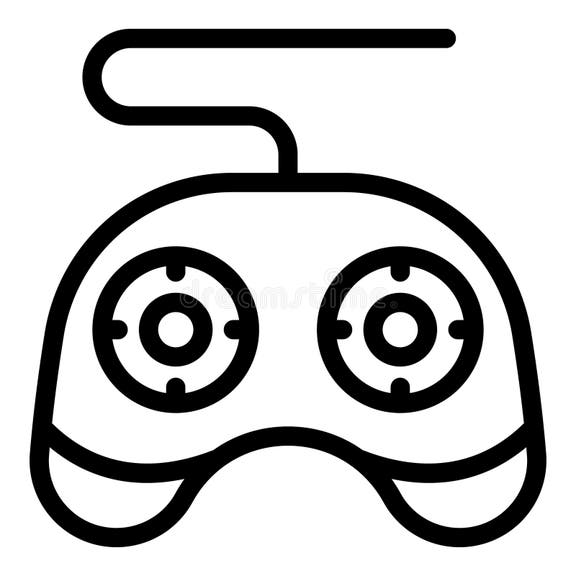 Gaming Input Device Icon Outline Vector. Joystick Controller Stock ...