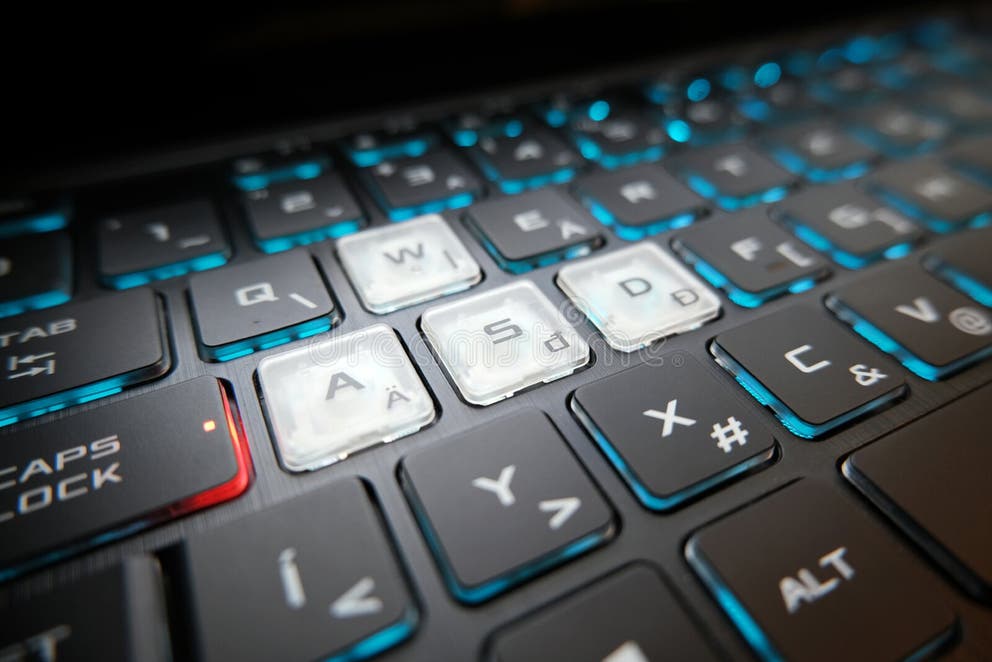 The Gaming Keyboard Shines with Multi-colored Keys ,asdf Button in ...