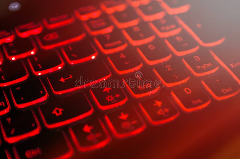 Gaming laptop keyboard stock photo. Image of alphabet - 94039514