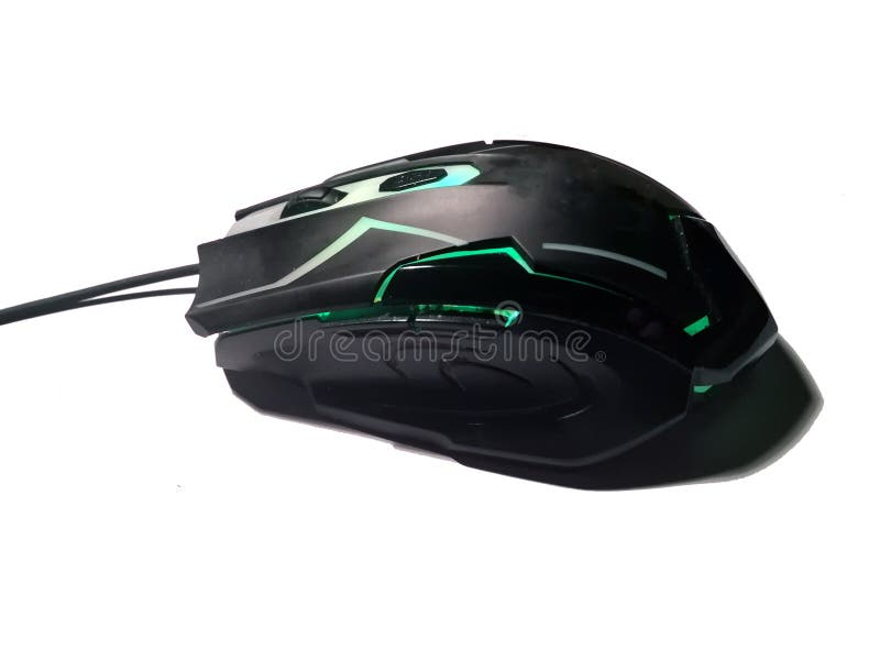 Gaming mouse for computer stock image. Image of angle - 110466377
