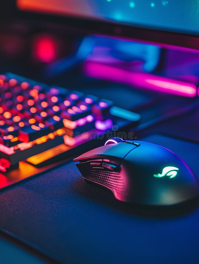 Gaming Mouse and LED Keyboard Create an Immersive Environment with a ...