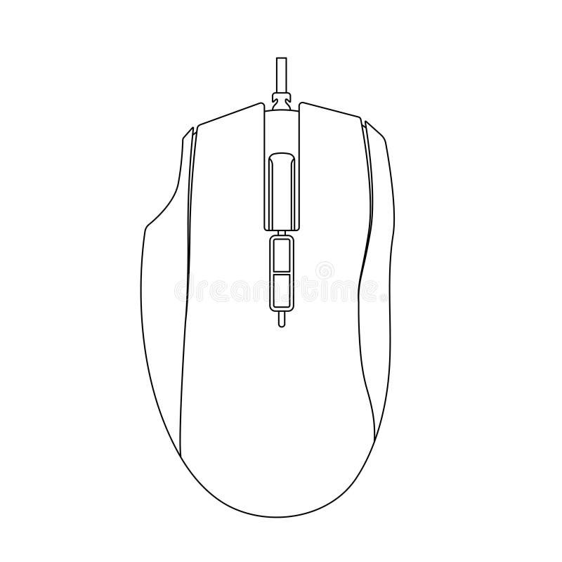 Mouse Outline Stock Illustrations – 29,886 Mouse Outline Stock ...