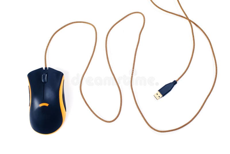 Gaming Mouse Tool. Close Up Stock Image - Image of hardware, connection ...