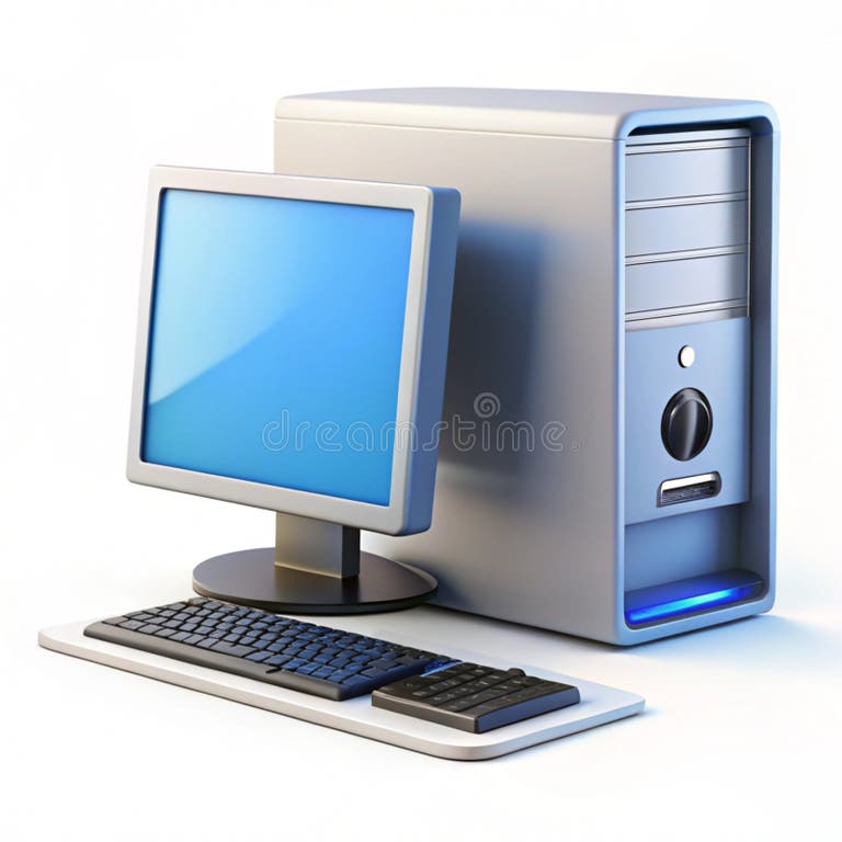Gaming PC 3D icon stock illustration. Illustration of aesthetics ...