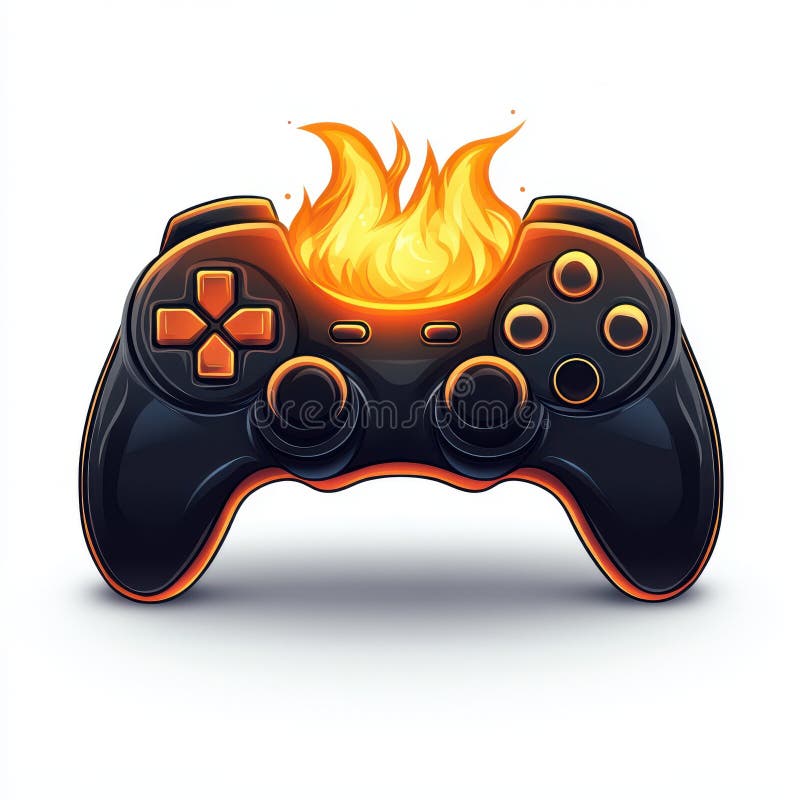 Gaming Remote Controller Mascot Esport Logo, Cartoon Character Vector ...