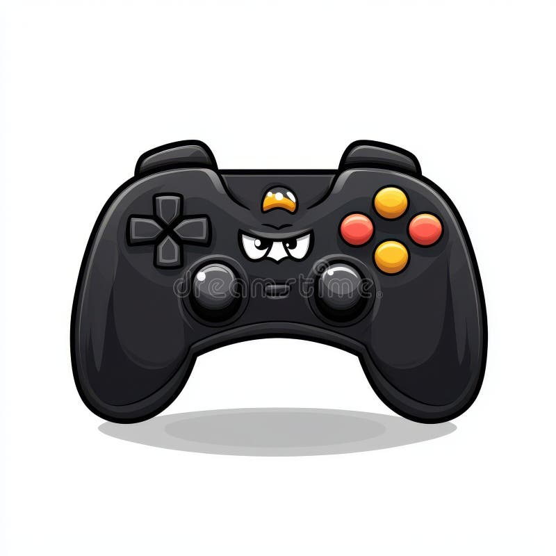 Gaming Remote Controller Mascot Esport Logo, Cartoon Character Vector ...