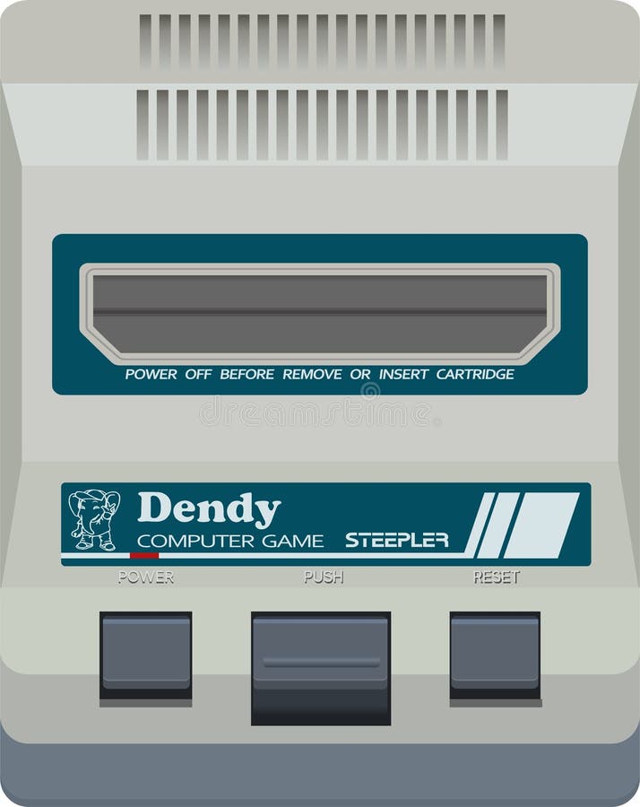 Gaming retro console Dendy editorial photography. Image of dandy ...