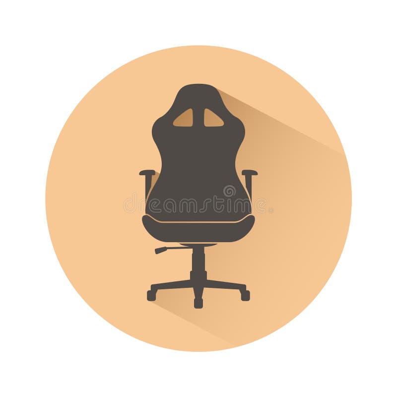 Gaming seat icon stock vector. Illustration of modern - 284095855