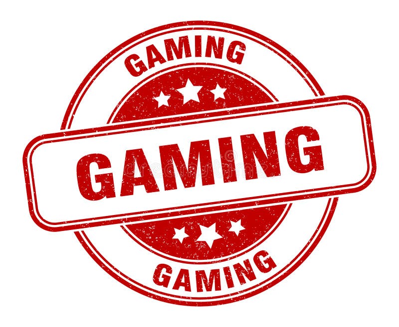 Gaming Stamp. Gaming Label. Round Grunge Sign Stock Vector ...