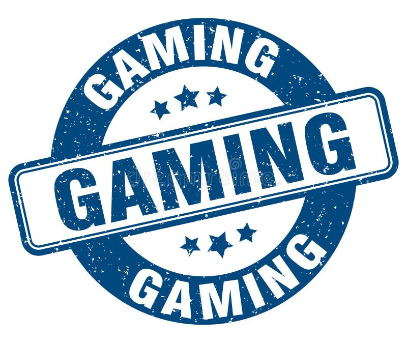 Gaming Stamp. Gaming Label. Round Grunge Sign Stock Vector ...