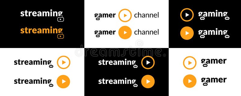 Streaming Logo Stock Illustrations – 10,630 Streaming Logo Stock ...