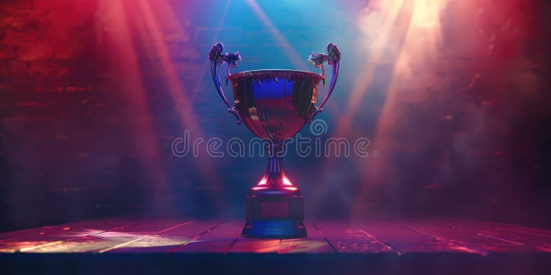 Gaming Trophy stock photo. Image of winner, generated - 361821092