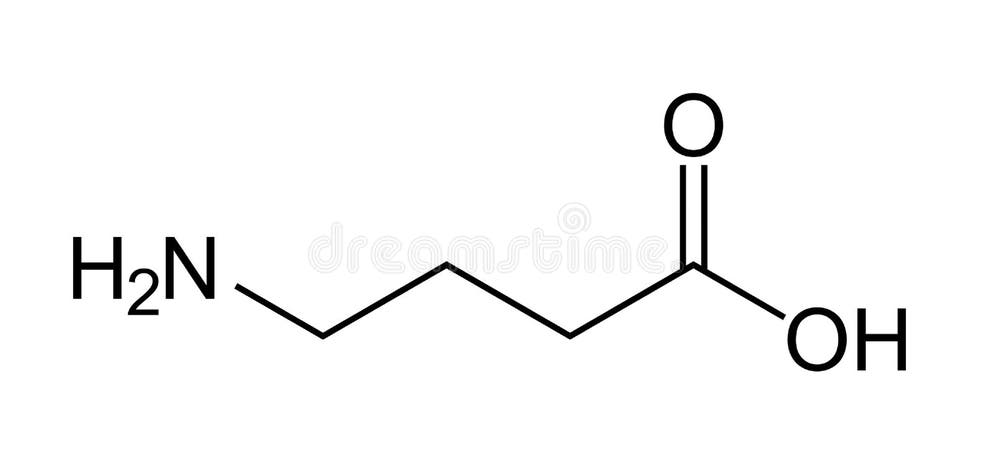 Gamma-Aminobutyric Acid (GABA) Molecular Structure Chemical Formula ... Gamma-Aminobutyric Acid (GABA) Molecular Structure Chemical Formula ...