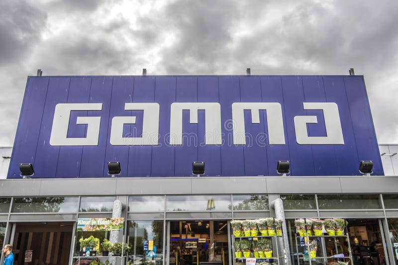 Gamma Shop at Diemen the Netherlands 2018 Editorial Image - Image of ...