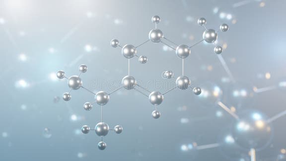 Gamma-terpinene Molecular Structure, 3d Model Molecule, Isomeric ...