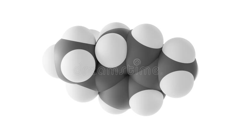 Gamma-terpinene Molecule, Terpinene Molecular Structure, Isolated 3d ...