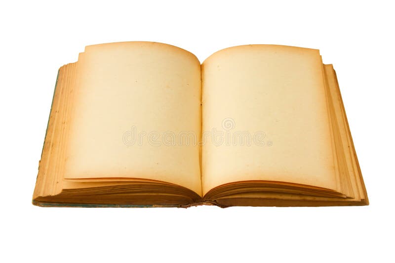 öppen blank bok arkivfoto. Bild av bakgrund, klart, kopia - 1932494