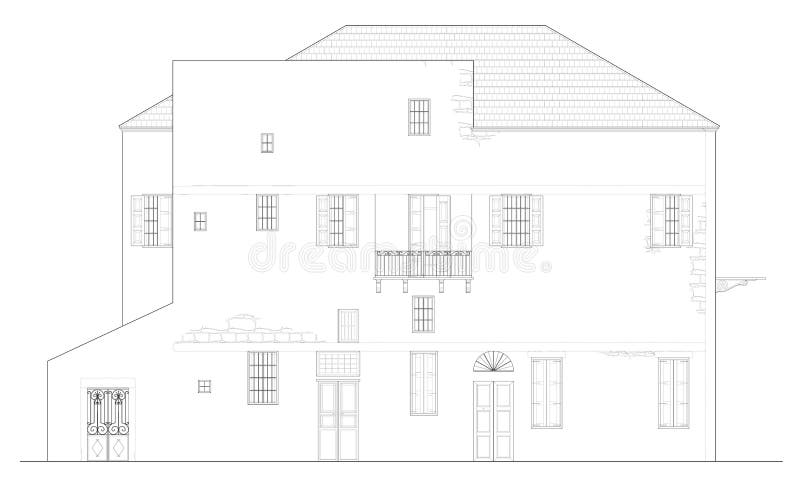 Takplan vektor illustrationer. Illustration av väggar - 26223423