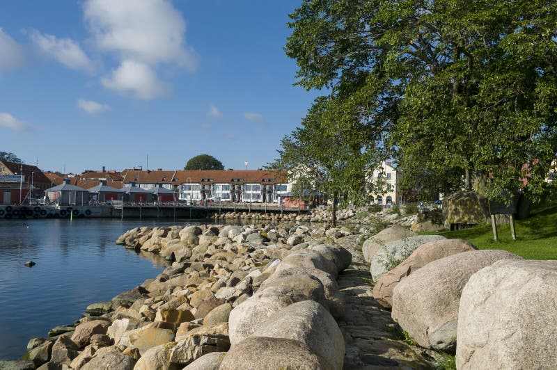 Residentual Byggnader Simrishamn Redaktionell Arkivfoto - Bild av ...