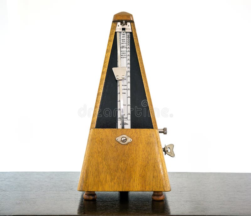 Metronom - Instrumentet Av Att Hålla Takten Spela Musik Arkivfoto ...