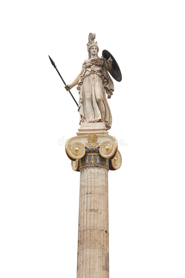 Statue of guddess Athena arkivfoto. Bild av kultur, axeln - 168691122