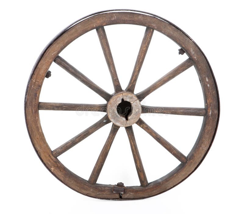 Gammalt hjul fotografering för bildbyråer. Bild av vitt - 12438701