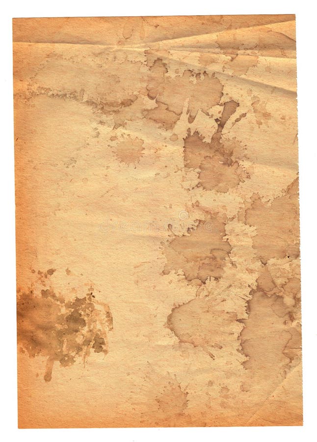 Gammalt papper arkivfoto. Bild av flicka, fläck, detalj - 5717982