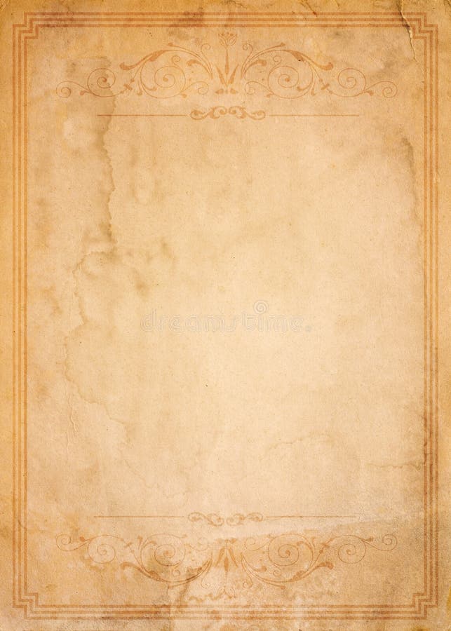 Gammalt papper arkivfoto. Bild av bakgrund, gammalt, antikviteten - 4479478