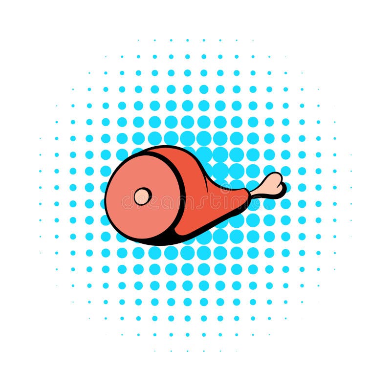 Gammon icon cartoon stock vector. Illustration of diet - 88446884